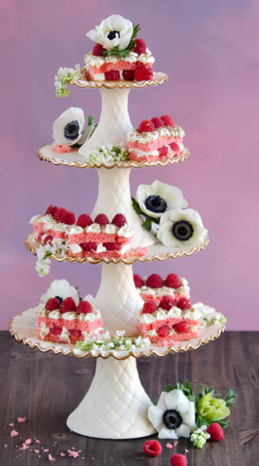 Cream Stackable Cake Plates – Victoria’s Interiors